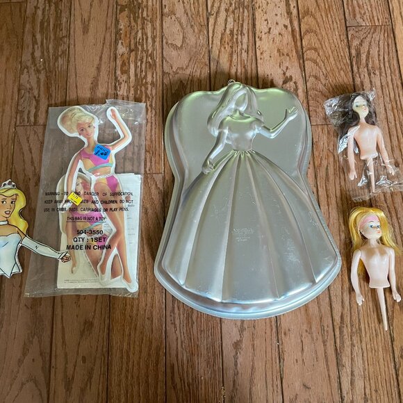 Vintage | Kitchen | Vintage 998 Wilton Mattel Barbie Princess Aluminum ...